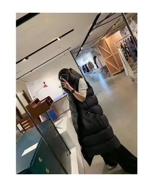 Rick Owens Long Sleeveless Down Vest