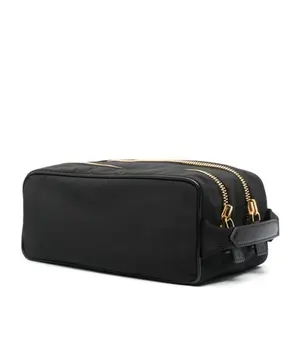 TOM FORD Logo Patch Zipped Wash Bag