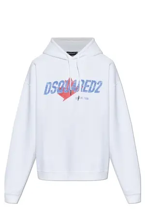 Dsquared2 Graphic Print Drawstring Hoodie