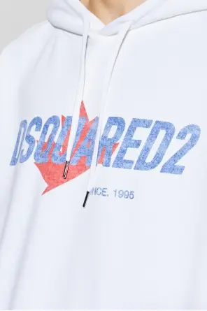 Dsquared2 Graphic Print Drawstring Hoodie