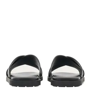 FERRAGAMO Embossed Logo Slides