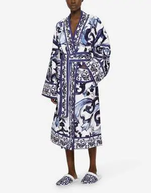 Dolce & Gabbana Dolce Gabbana Terry Batch Robe