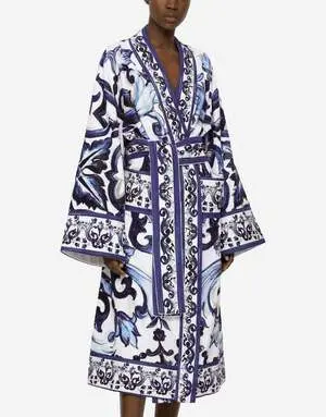 Dolce & Gabbana Dolce Gabbana Terry Batch Robe