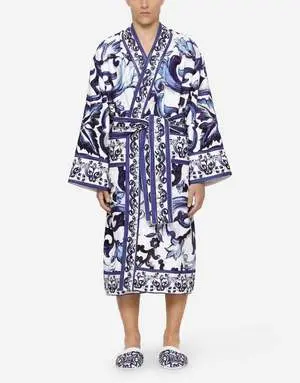 Dolce & Gabbana Dolce Gabbana Terry Batch Robe