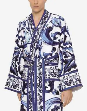 Dolce & Gabbana Dolce Gabbana Terry Batch Robe