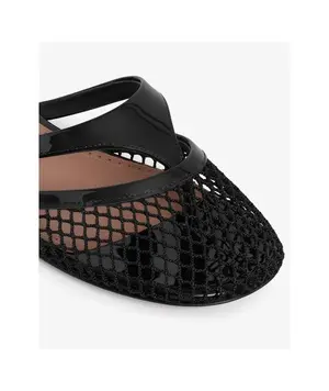 Alaïa Infradito Flat Mules - Black