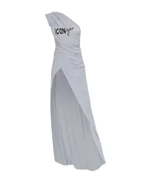 Dsquared2 Icon Printed One-shoulder Maxi Dress