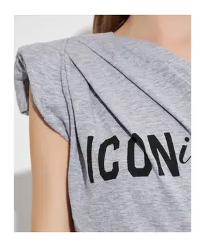 Dsquared2 Icon Printed One-shoulder Maxi Dress