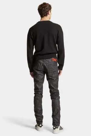 Dsquared2 Low-rise Skinny-cut Jeans With Logo Detail