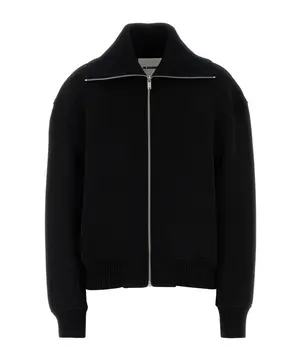 JIL SANDER Zip Up Bomber Jacket