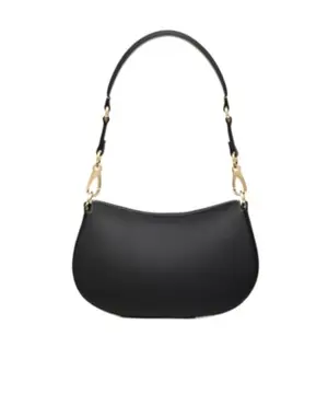 Valentino Garavani Vlogo Twist Lock Small Shoulder Bag - Black