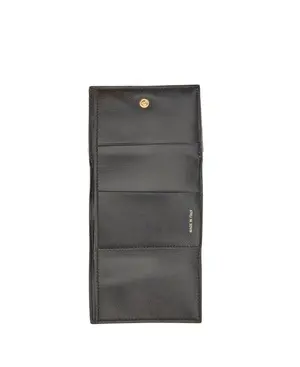 Marni Logo Printed Tri-fold Wallet - Brown