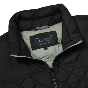 Emporio Armani High-necked Quilted Cotton Suit