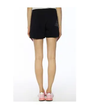 EA7 Sequined Logo Shorts - Black