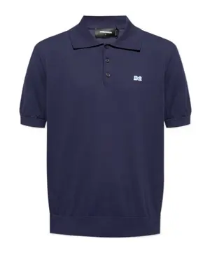 Dsquared2 Logo Embroidered Short-sleeved Polo Shirt