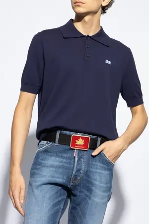 Dsquared2 Logo Embroidered Short-sleeved Polo Shirt