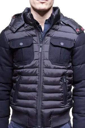Emporio Armani Logo Quilted Jacket