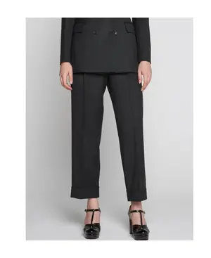 P.a.r.o.s.h Paperbag Waist Straight Leg Trousers
