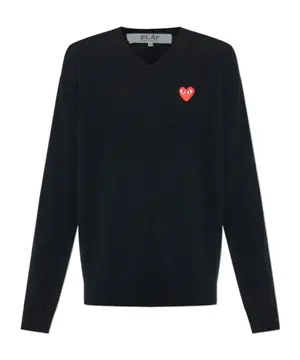 Play Comme Des Garcon Ribbed Knitwear For Men