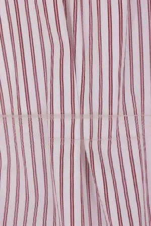 MAISON MARGIELA Striped Ruffled Shirt - Pink