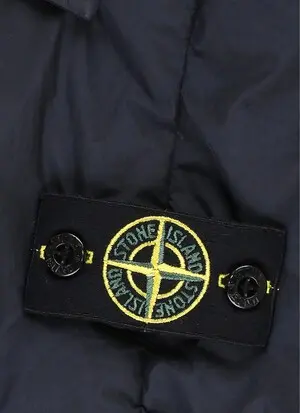 Stone Island Padded Gilet With Compass Motif