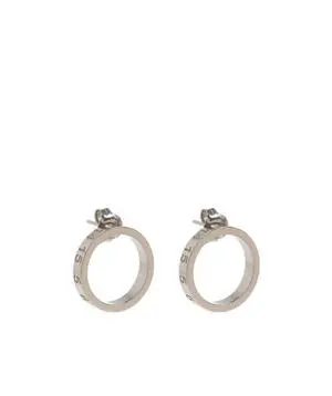 Silver Tone Earrings For Men