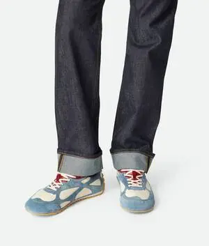 Bottega Veneta Orbit Flash Sneakers - Blue