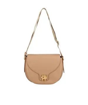 Furla Lotus Shoulder Bag - Nude