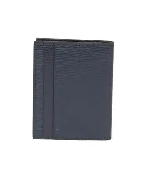 FERRAGAMO Logo-print Leather Cardholder - Black