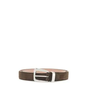 Khaite Benny Buckle Belt - Brown