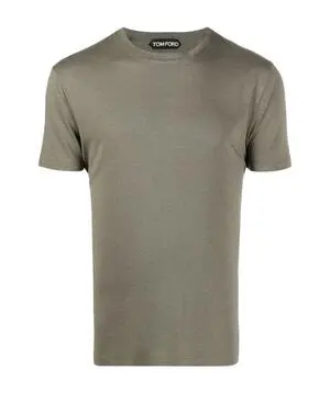 TOM FORD Round Neck T-shirt - Gray