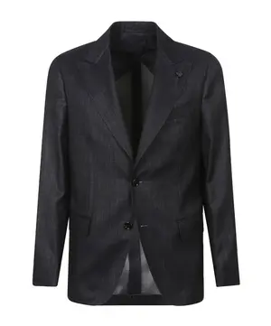 LARDINI Single-breasted Tailored Blazer