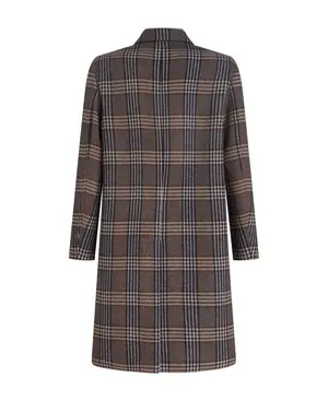 Etro Buttoned Plaid Coat