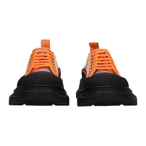 Alexander McQueen Tread Slick Lace-up Sneakers - Black