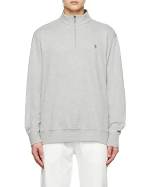 Polo Ralph Lauren Embroidered Logo Half-zip Sweatshirt