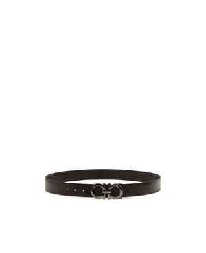FERRAGAMO Double-sided Belt - Black