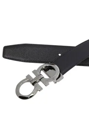 FERRAGAMO Double-sided Belt - Black