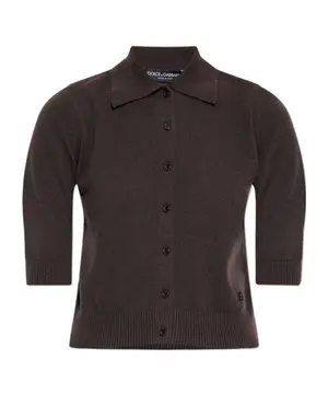 Dolce & Gabbana Short Sleeve Buttoned Cardigan