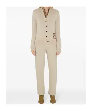 Burberry Logo Patch Knitted Cardigan