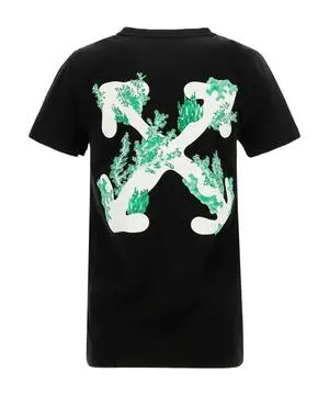 Off-White Logo Printed T-shirt - Black