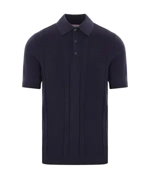 Brunello Cucinelli Short-sleeved Knitted Polo Shirt
