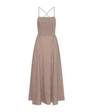Posse Callie Gingham Maxi Dress