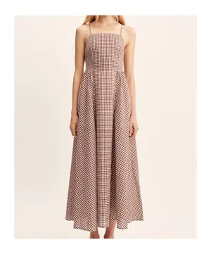Posse Callie Gingham Maxi Dress