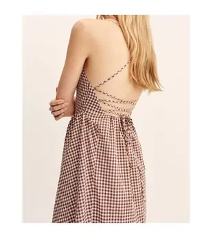 Posse Callie Gingham Maxi Dress