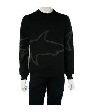 PAUL  SHARK Paul & Shark Round Neck Long Sleeve Hoodie With Pattern