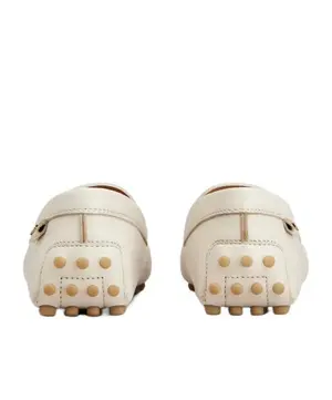 TOD'S Gommino Driving Loafers - Cream