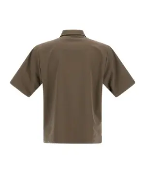 Herno Seer-crease Shirt - Brown