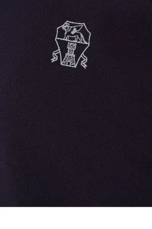 Brunello Cucinelli Logo Detailed Short-sleeved Polo Shirt