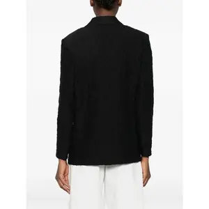 Harris Wharf London Textured Single-breasted Blazer