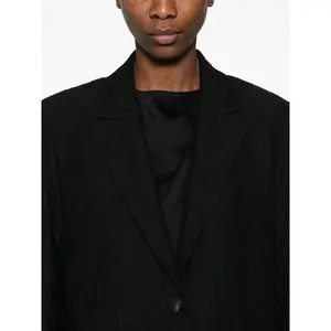 Harris Wharf London Textured Single-breasted Blazer